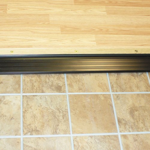 M-D Building Products 77792 1-1/8-Inch by 4-9/16-Inch - 36-Inch TH393 Adjustable Aluminum and Hardwood Sill Inswing, Bronze