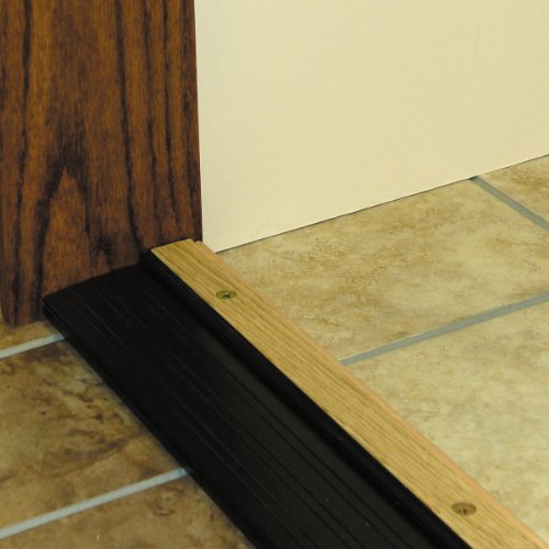 M-D Building Products 77792 1-1/8-Inch by 4-9/16-Inch - 36-Inch TH393 Adjustable Aluminum and Hardwood Sill Inswing, Bronze