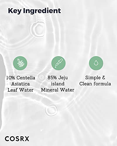 COSRX Centella Water Alcohol-Free Toner, 150ml / 5.07 fl.oz | Centella Asiatica for Soothing | Korean Skin Care, Not Tested on Animals, Paraben Free