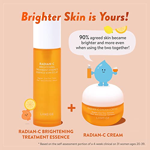 LANEIGE Radian-C Brightening Treatment Essence: Brighten and Visibly Smooth