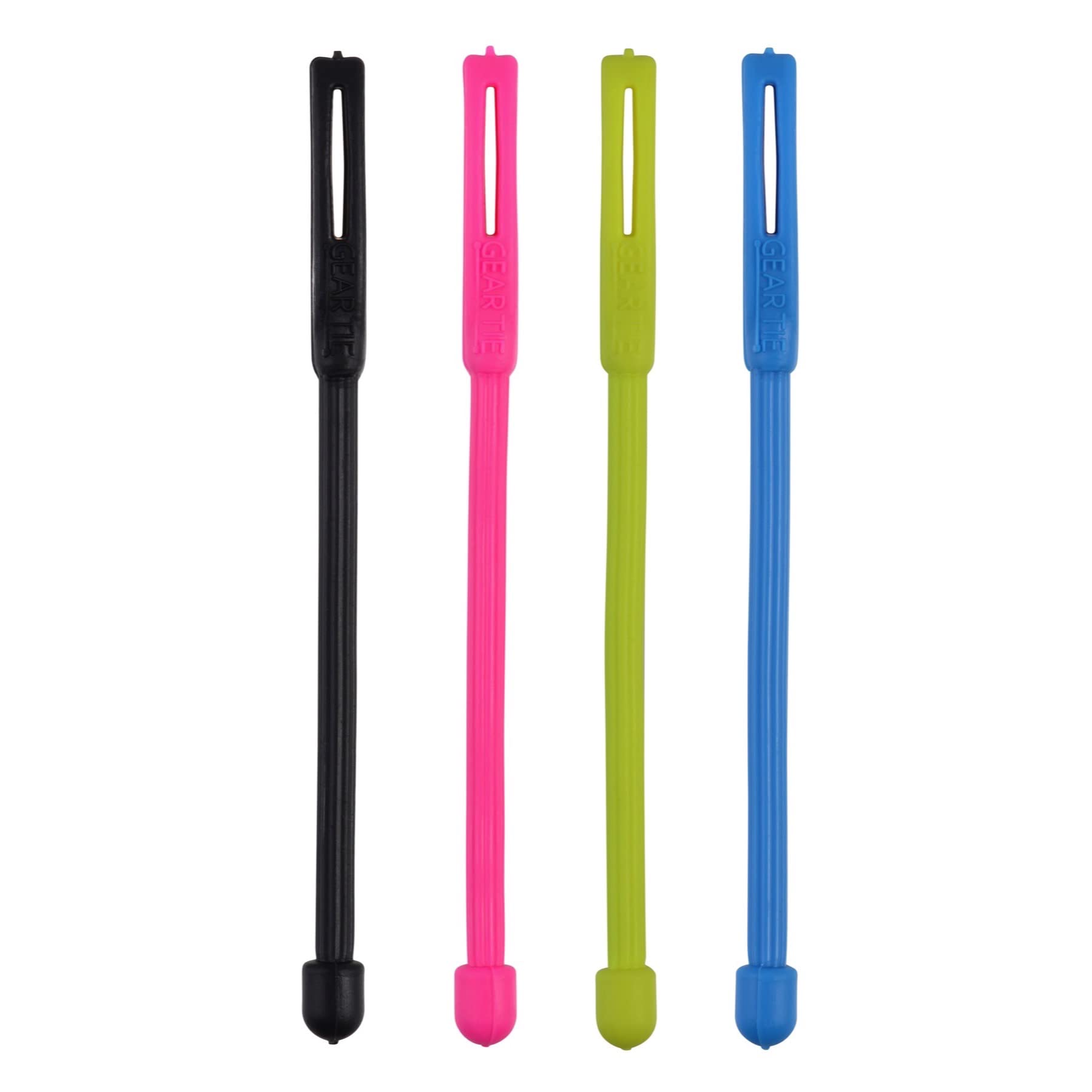 Nite Ize Gear Tie Cordable 3 in. L Assorted Cable Tie 4 pk