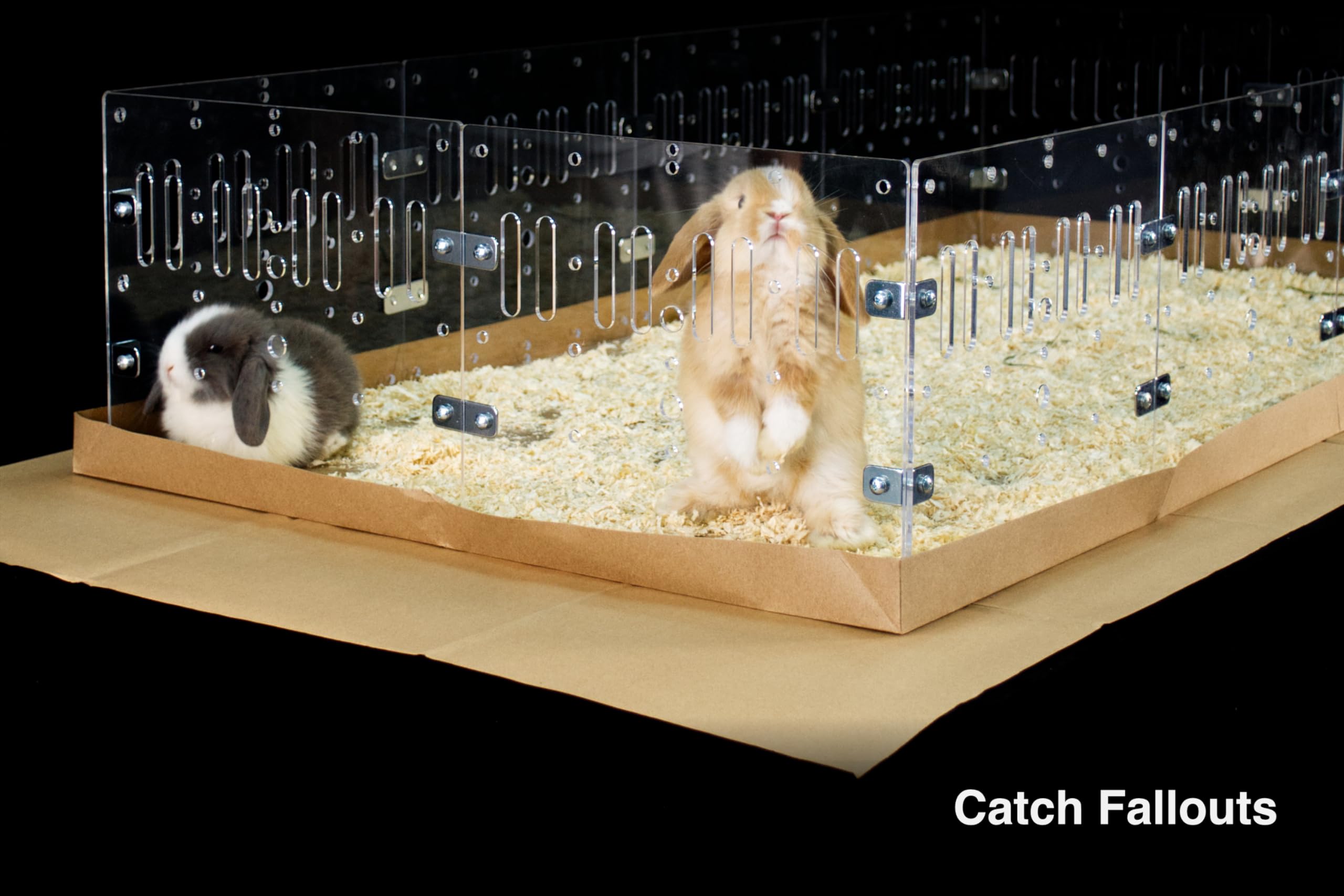 GuineaLoft™ 4ft x 2ft Cage Mat (1-Month Supply) - Works Like Placemats, Enhances Cage Look, Facilitates Bedding Disposal, Catches Small Fallouts, Protects Table and Floor - Exclusive by Guinea Loft