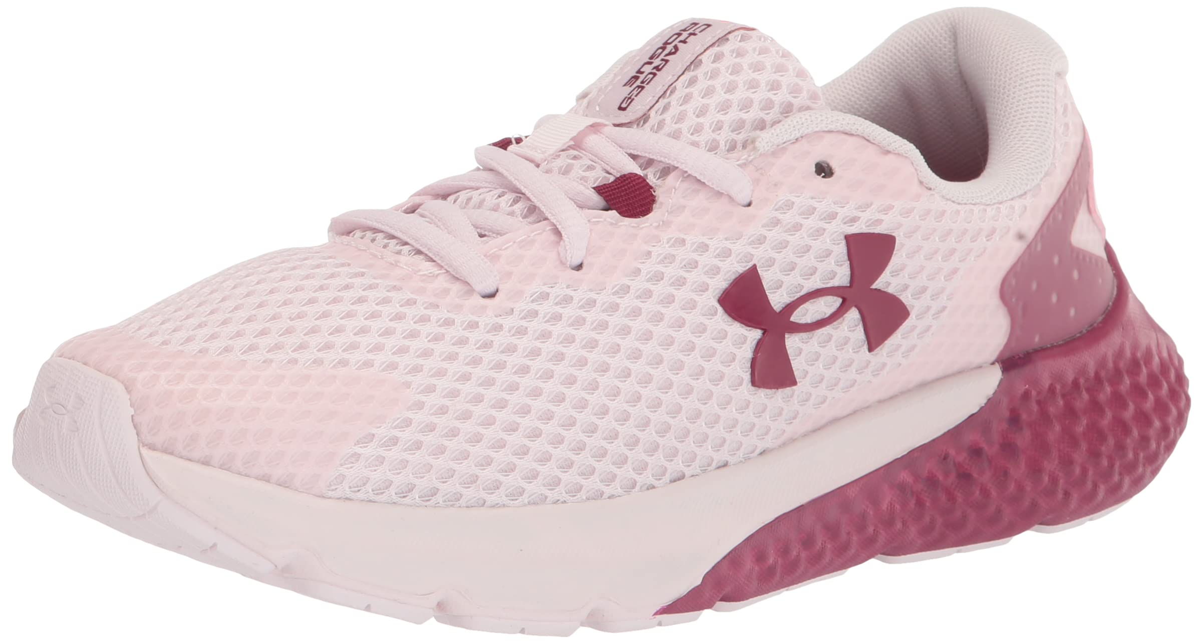 Under Armour Women's Charged Rogue 3, Pink Note/Wildflower, 10 Medium US