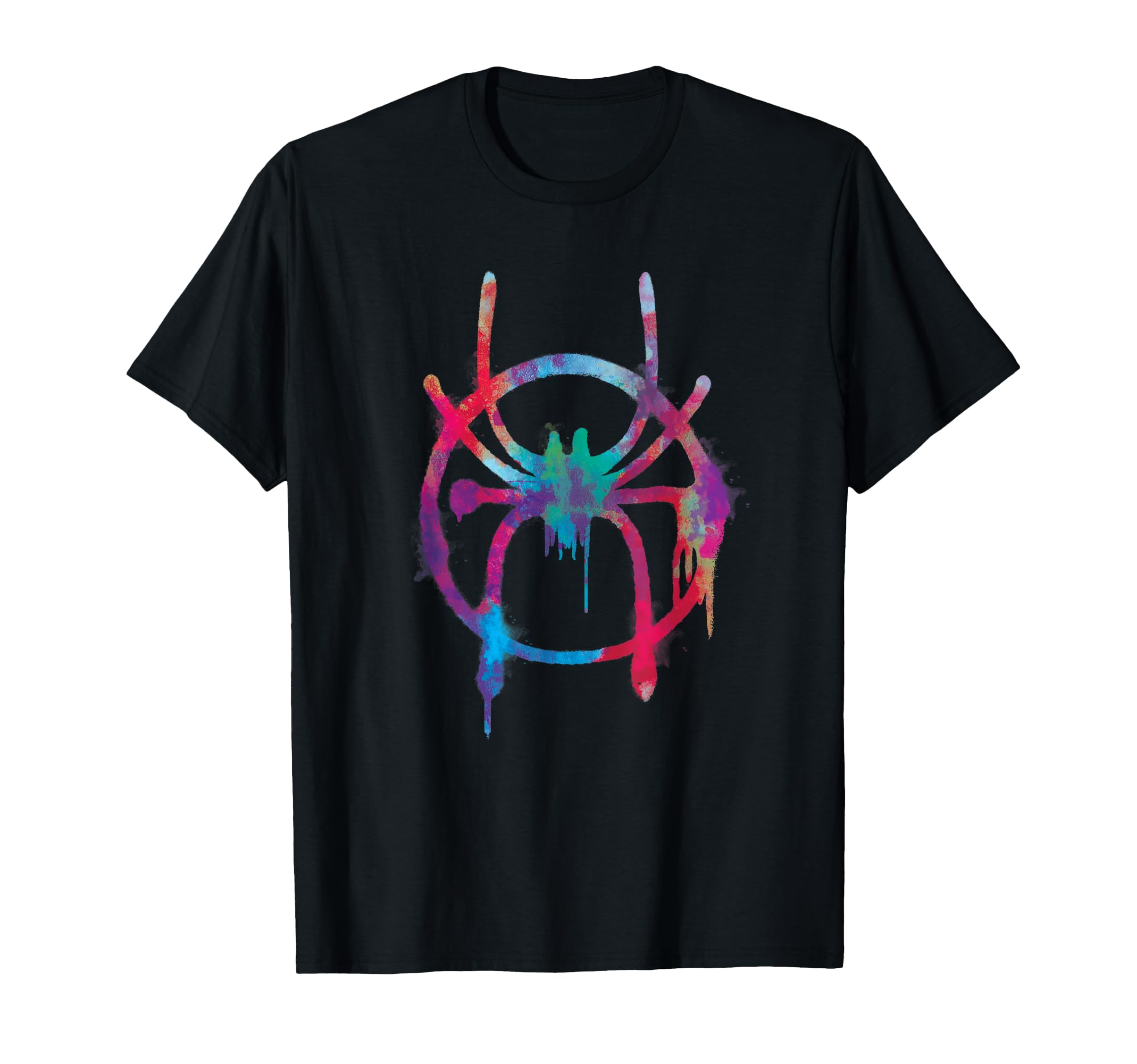 Marvel Spider-Man Into the Spider-Verse Rainbow Icon T-Shirt