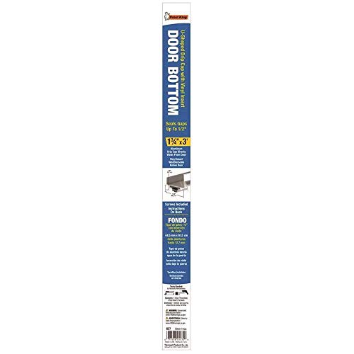 Frost King U37H 1-3/4-Inch by 36-Inch, Silver U37BRH Drip Cap Door Bottom, 1-3/4" x 36"
