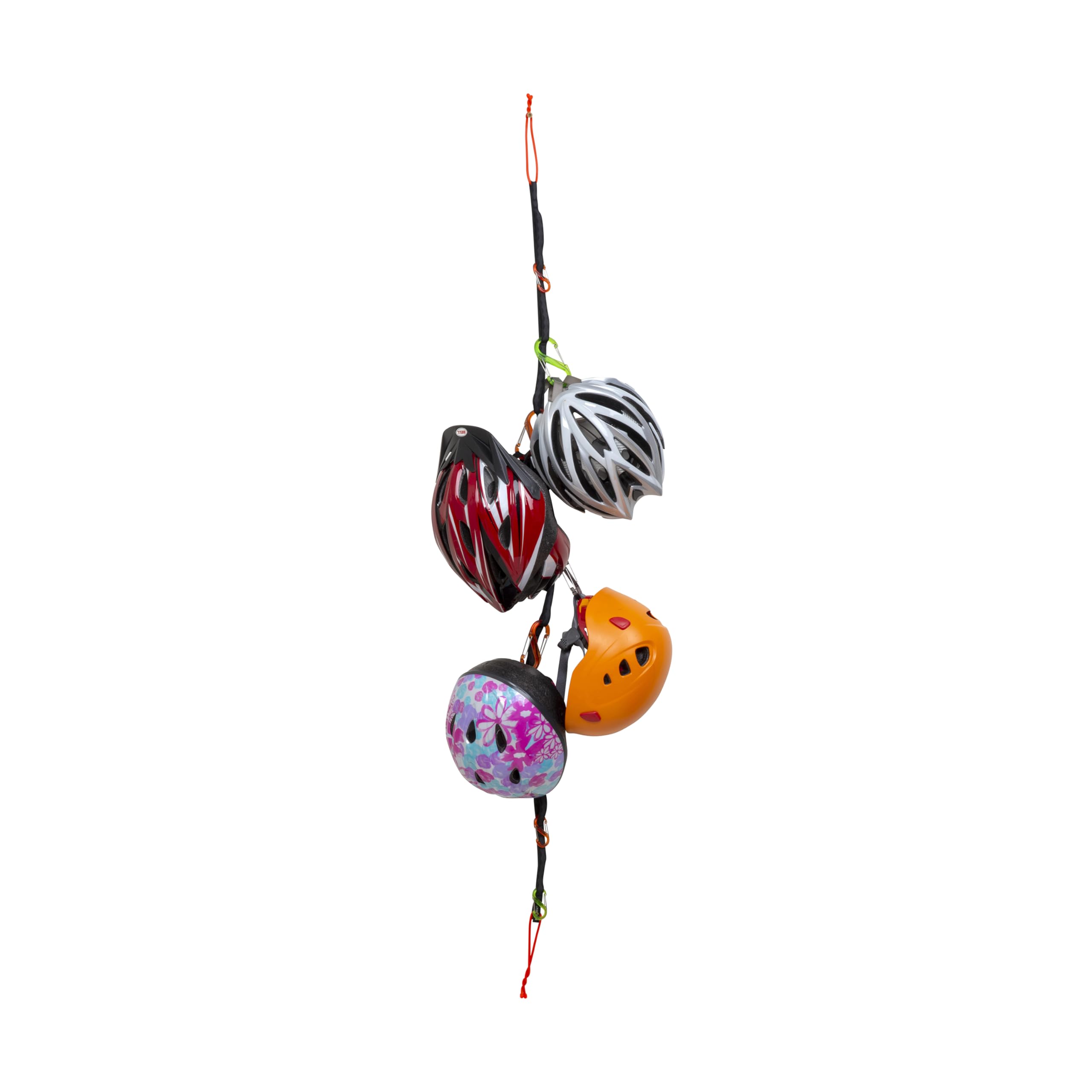 Nite Ize GearLine Hanging Organization System - Gear Ties for Camping, Hiking & Outdoor Activities - Webbing Line with S-Biner Clips & Bendable Gear Ties - Camping Gear Organization - Multicolor