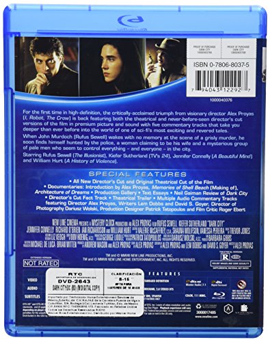 Dark City (Director's Cut) [Blu-ray]