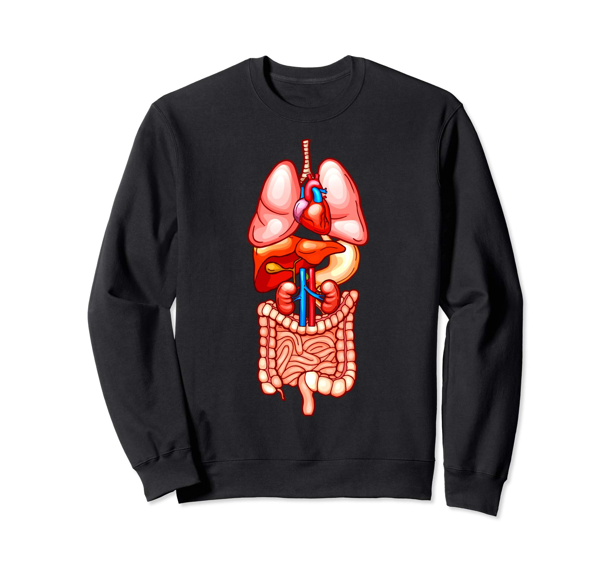 Internal Human Organs Viscera Halloween Party Costume Tee Sweatshirt