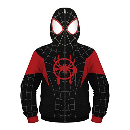 Fancy Uyee Kids Boys Teen Full Zip Up Hoodie Halloween Cosplay Sweatshirts Jackets Costumes for Boys(SP 013,M(8-11 years)
