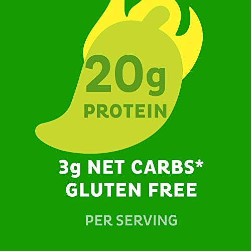 Quest Nutrition Chili Lime Tortilla Style Protein Chips, 20g Protein, 3g Net Carbs, Low Carb, Gluten Free, 1.1 oz (Pack of 12)