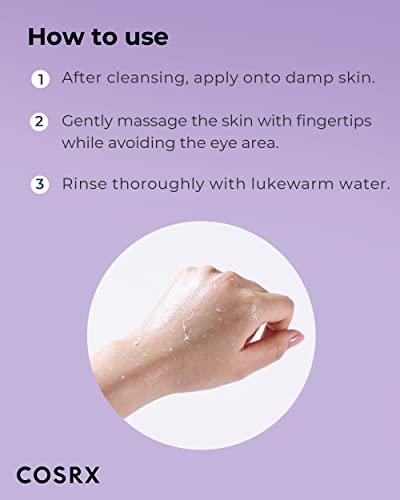 COSRX Low pH Good Night Soft Peeling Gel, 4.05 fl oz / 120ml | Mildly Exfoliating PHA | Skincare for Sensitive Skin with Natural Cellulose, Radiating, Cleansing
