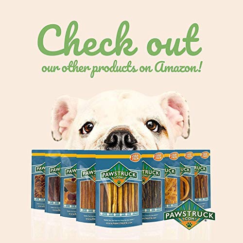 Pawstruck Natural Bully Bites, Value Pack 8 oz. Dog Chews for All Breeds, Low Fat and High Protein Dental Sticks for Dogs, Digestible Rawhide Alternative, Odorless Bully Sticks for Small Pups