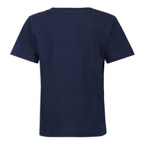 Disney Little Boys' 3 Pack Cars T-Shirts, Blue, 7