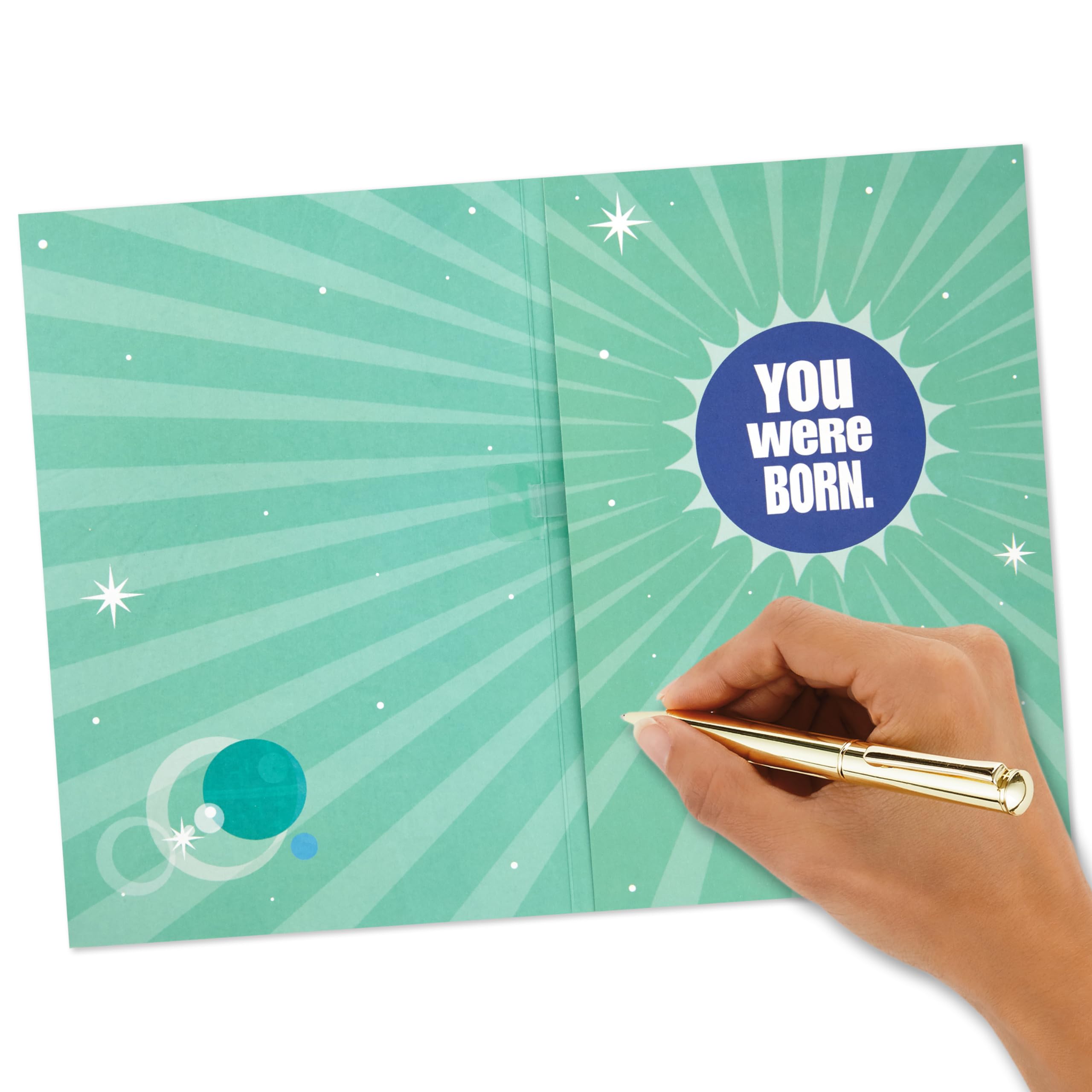 Hallmark Star Wars Funny Birthday Card with Sound (Long, Long, Long Time Ago)
