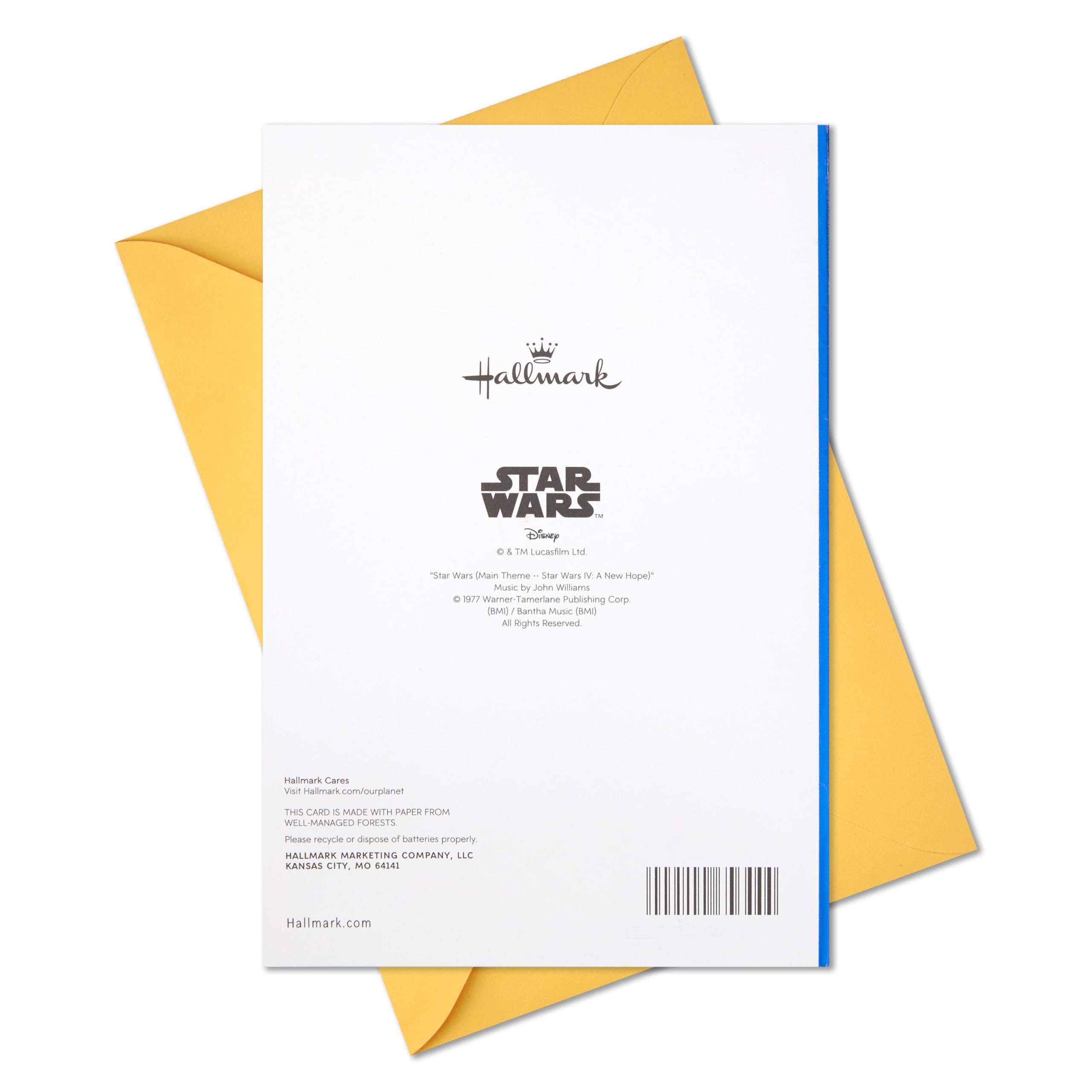 Hallmark Star Wars Funny Birthday Card with Sound (Long, Long, Long Time Ago)