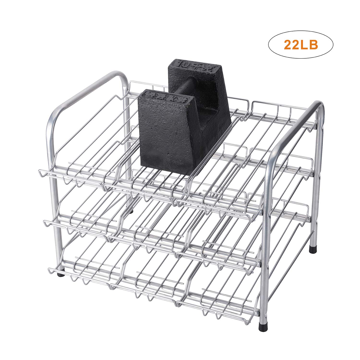 Rice rat Can Organizer for Pantry, Can Rack Can Storage Dispenser for Canned Food (3 tiers)