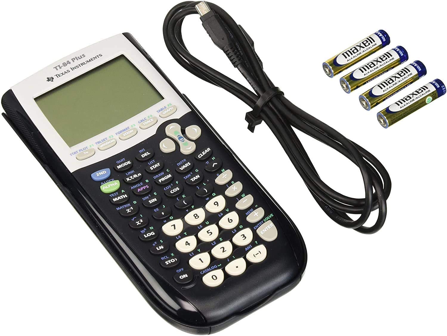 Texas Instruments Ti-84 Plus Graphing calculator - Black (Renewed)