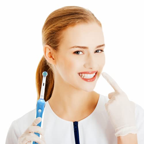 Toothbrush Heads for Oral B, 8 Pack Professional Electric Toothbrush Replacement Heads Medium Soft Dupont Bristles Replacement Toothbrush Heads Precision Clean Brush Heads Refills