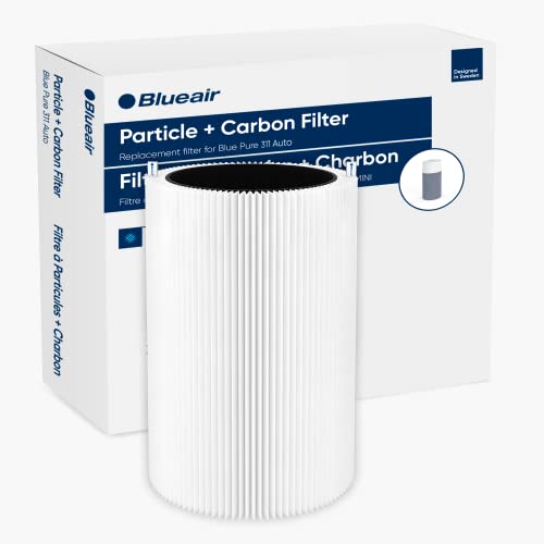 BLUEAIR Blue Pure 311 Auto Genuine Replacement Filter, Particle and Activated Carbon, fits Blue Pure 311 Auto Air Purifier