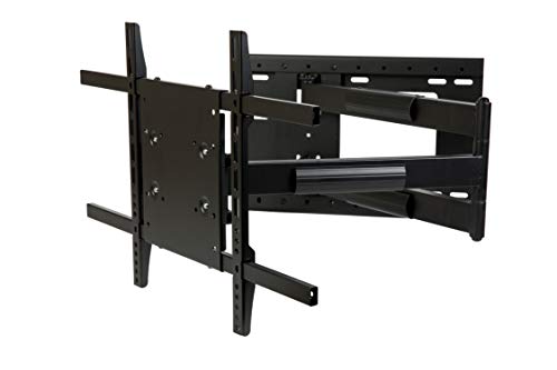 Wall Mount World - Universal Wall Mount Bracket with 40 Inch Extension 90 Degree Swivel Left and Right fits LG 55" 50" 49" 43" TVs