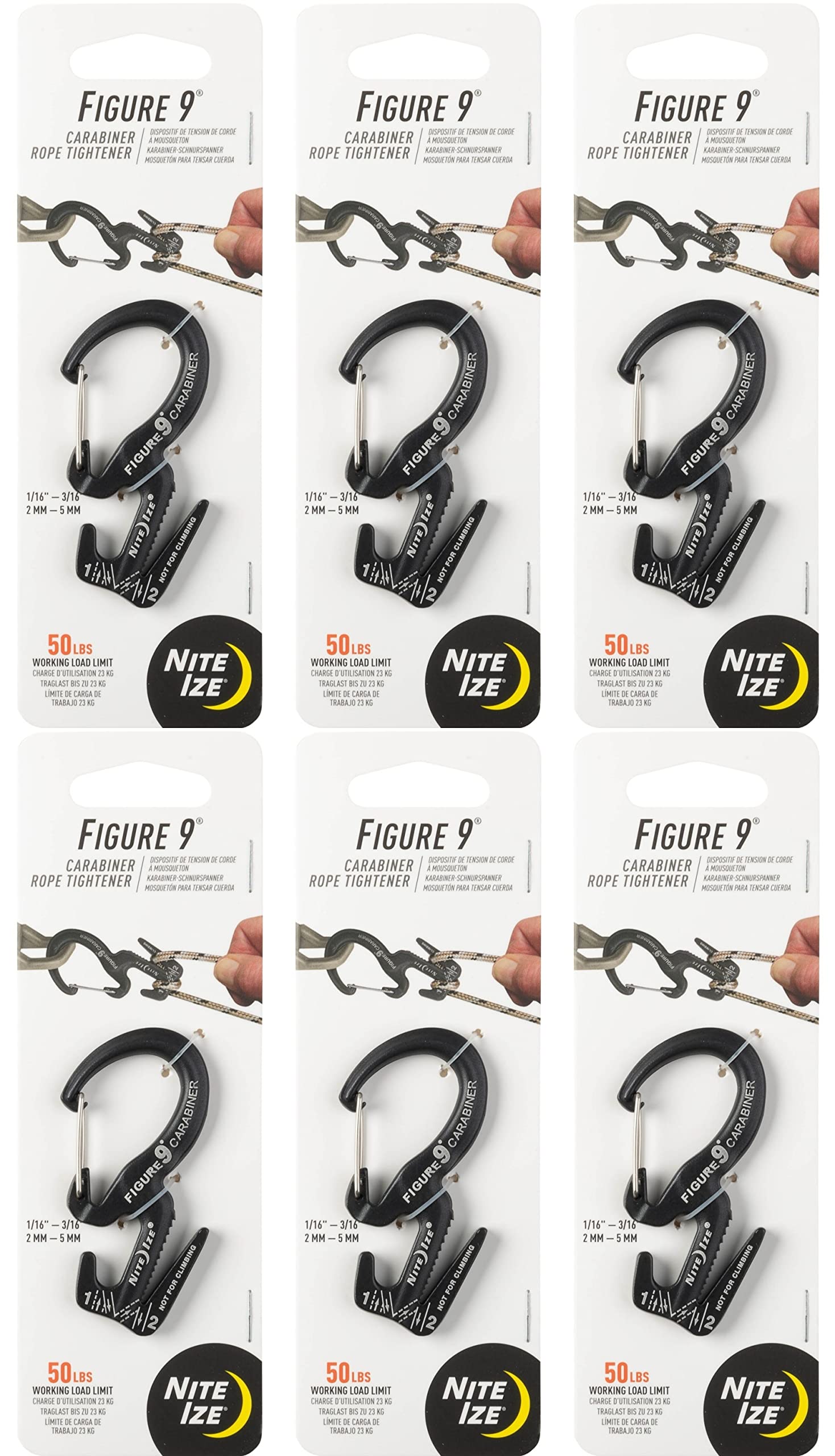 Nite Ize Figure 9 Carabiner Small - Black