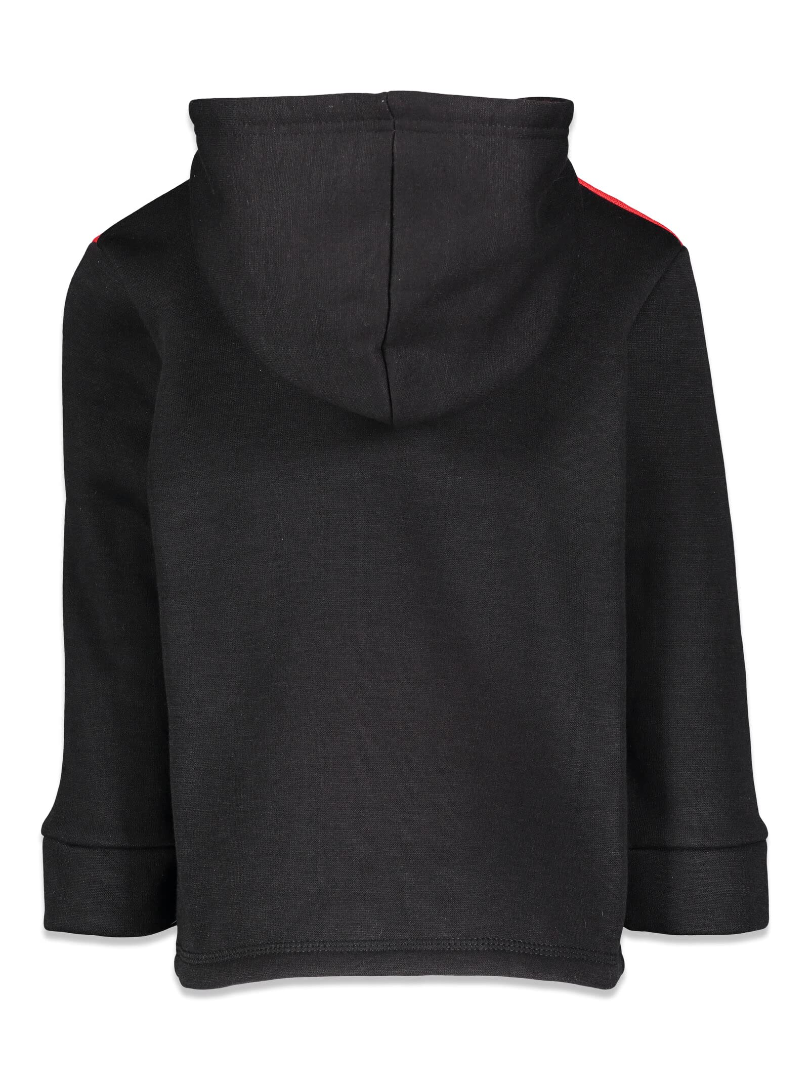 Marvel Spider-Man Miles Morales Toddler Boys Fleece Half Zip Hoodie Black/Red 5T