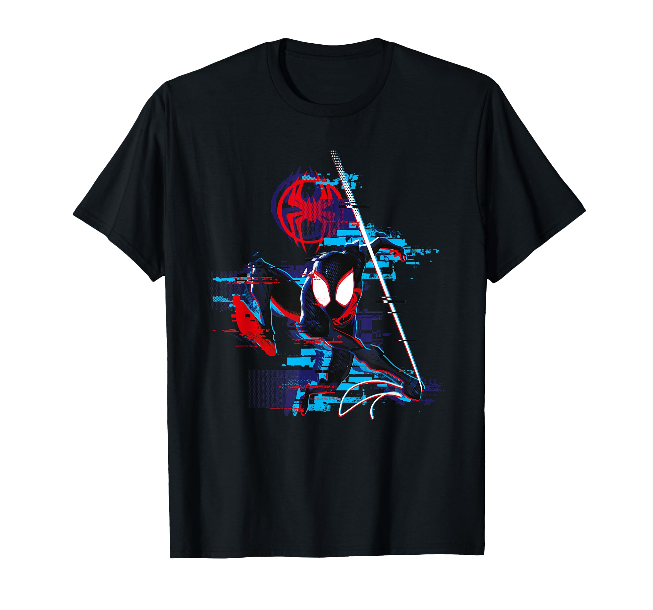 Marvel Spider-Man: Across the Spider-Verse Miles Glitch T-Shirt