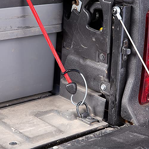 Nite Ize, Inc. BHL24-10-R3 Nite IZE HookLock, Premium Steel Locking Hook Bungee Cord, 24 Inch, Red