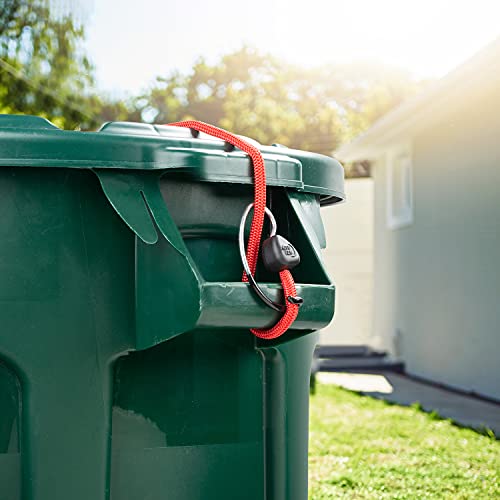 Nite Ize, Inc. BHL24-10-R3 Nite IZE HookLock, Premium Steel Locking Hook Bungee Cord, 24 Inch, Red