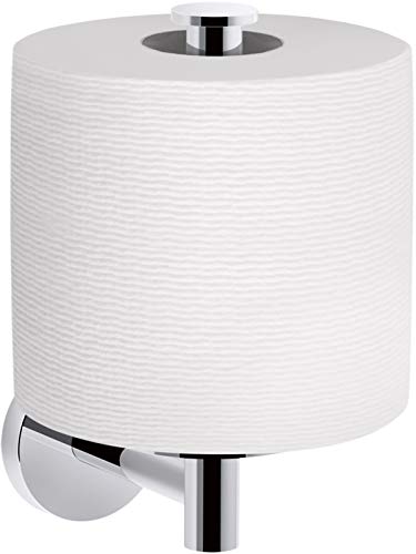 KOHLER 27293-CP Elate Vertical Toilet Paper Holder, Polished Chrome