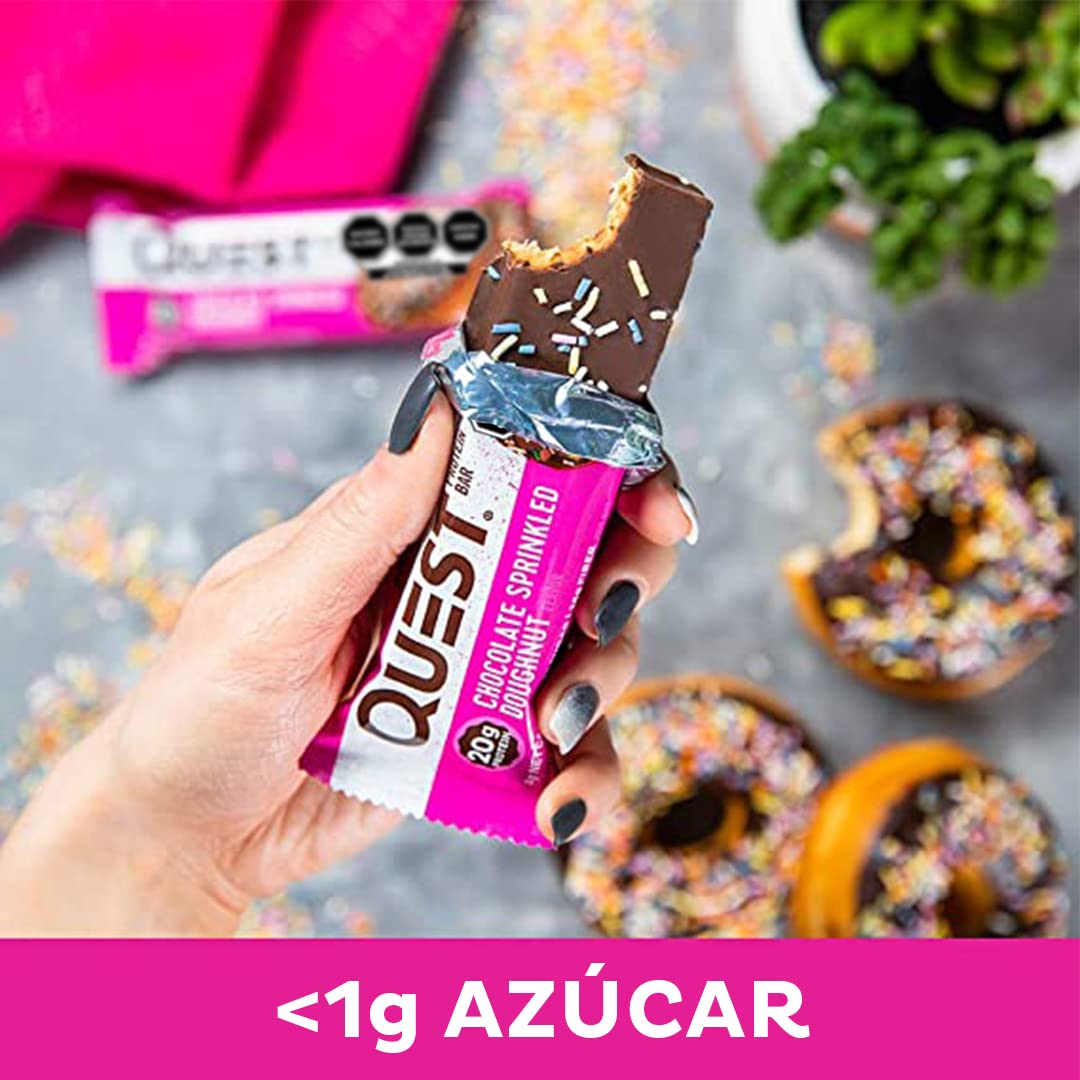 QUEST NUTRITION Chocolate Frosted Doughnut Protein Bar 12 Pack, 2.12 OZ