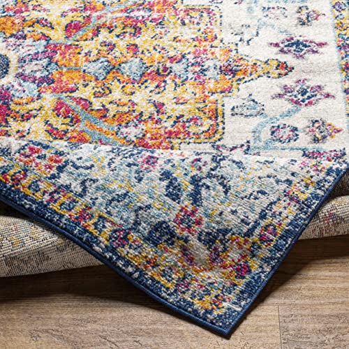 Artistic Weavers Odelia Vintage Bohemian Area Rug,2' x 3',Orange/Navy