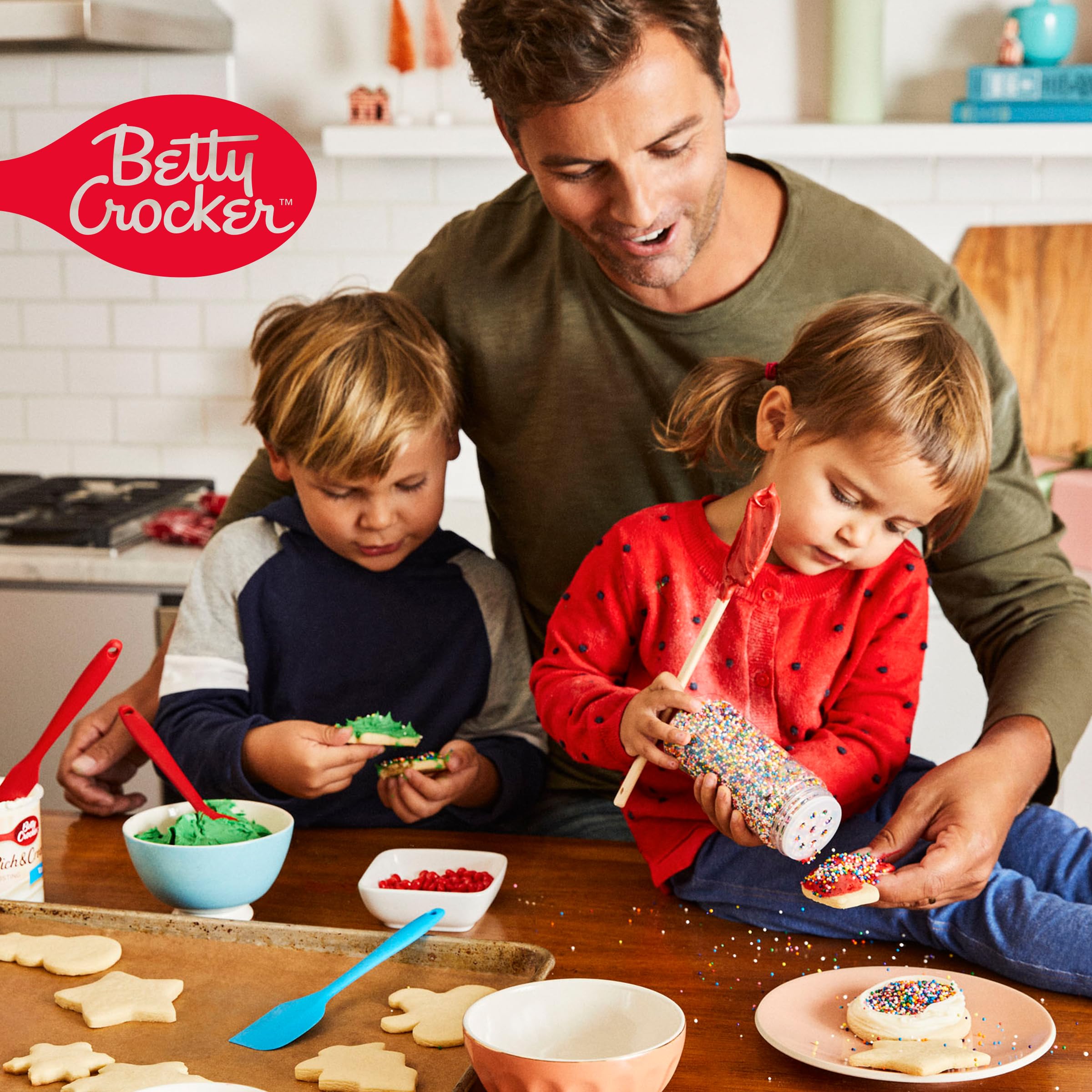 Betty Crocker Rich & Creamy Gluten Free Creamy White Frosting, 16 oz. (Pack of 8)