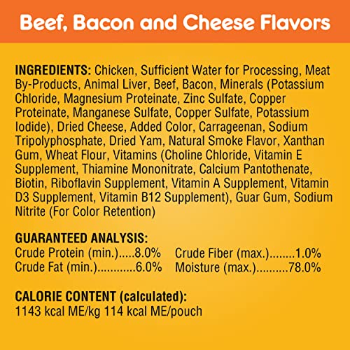 PEDIGREE CHOPPED GROUND DINNER Adult Soft Wet Dog Food 30-Count Variety Pack, 3.5 Ounce (Pack of 30)
