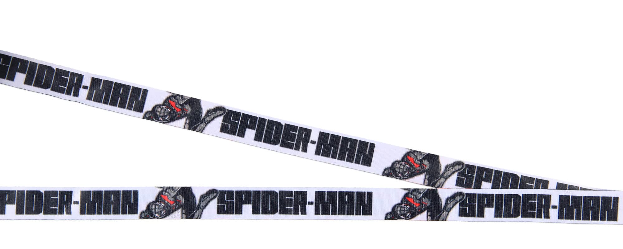 Marvel Spider-Man Miles Morales ID Lanyard Badge Holder with Rubber Charm Pendant and Collectible Sticker