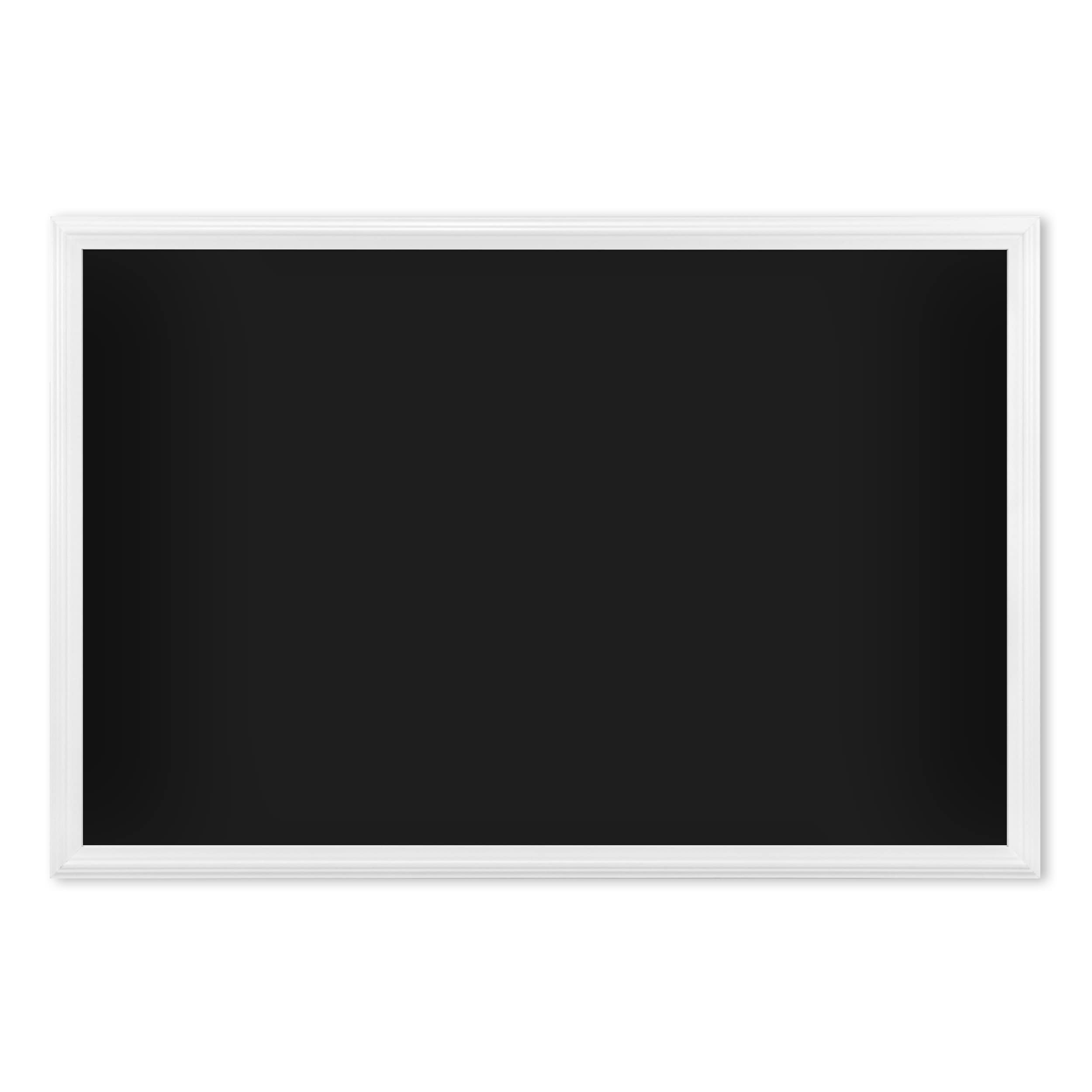 U Brands Magnetic Chalkboard, 30 X 20 Inches, White Décor Frame