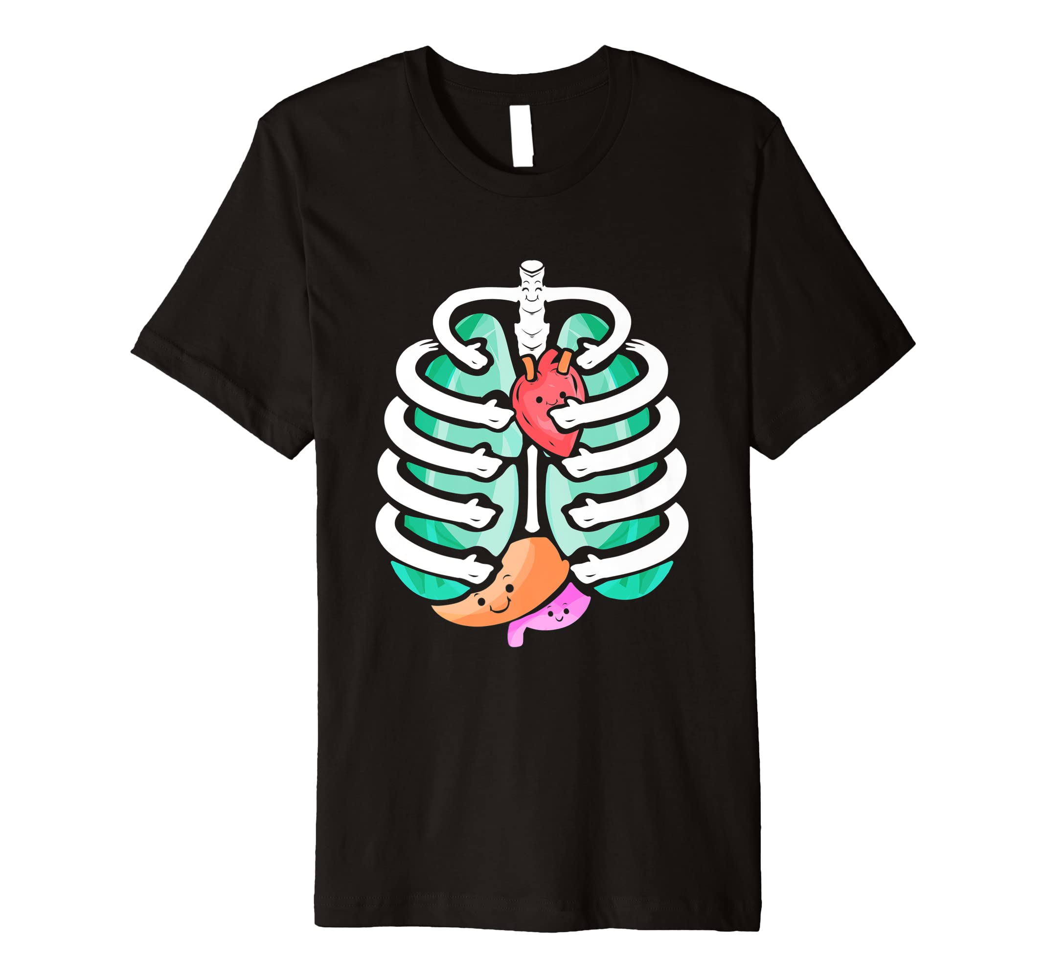 Human Anatomy Costume Halloween Premium T-Shirt