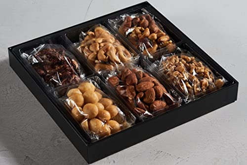 Holiday Mixed Nuts Gift Basket, in Elegant Box, Gift Set for Easter, Birthday Party, Sympathy, Healthy Gift Snack Box for Men and Women. Kosher - Snackberry (Premium)