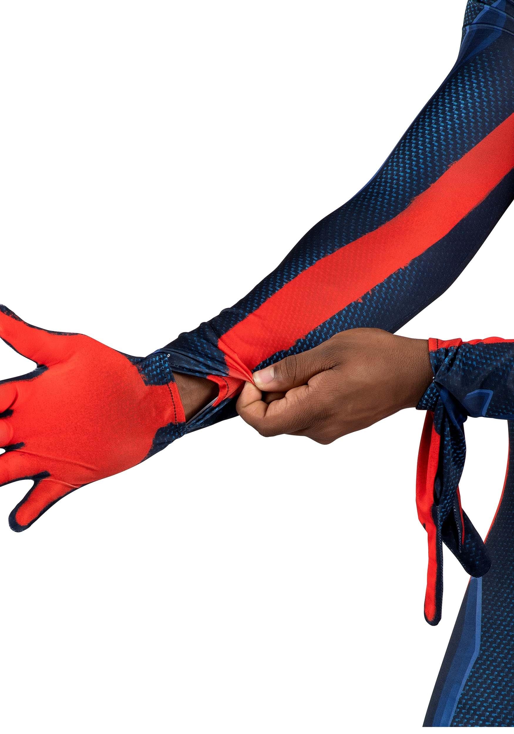Jazwares Marvel Spider-Verse 2 Adult Miles Morales Zentai Suit Costume X-Large Black