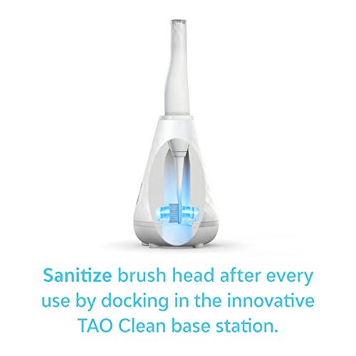 TAO Clean Sonic Electric Toothbrush Replacement Heads (3-Pack) β Replacement Heads for the TAO Clean Electric Toothbrush and Docking Station, White