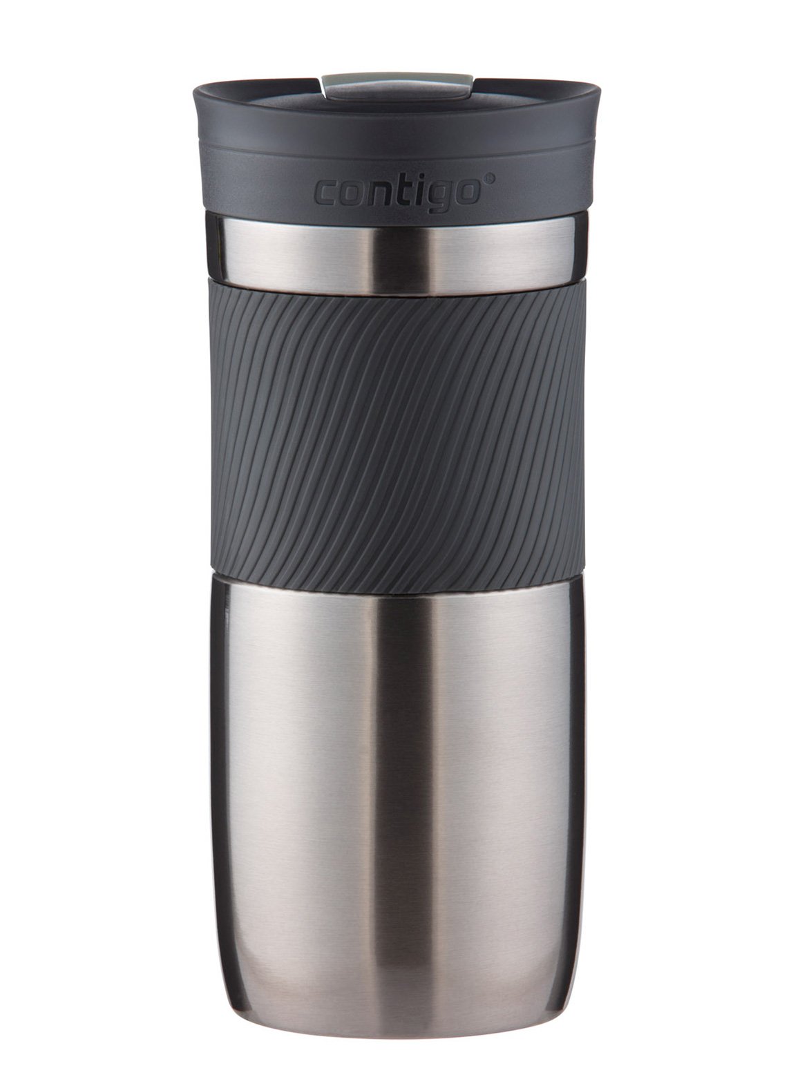 Contigo Snapseal Byron Vacuum-Insulated Stainless Steel Travel Mug, 16 Oz, Gunmetal
