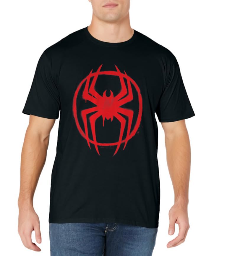 Marvel Spider-Man: Across the Spider-Verse Miles Symbol T-Shirt