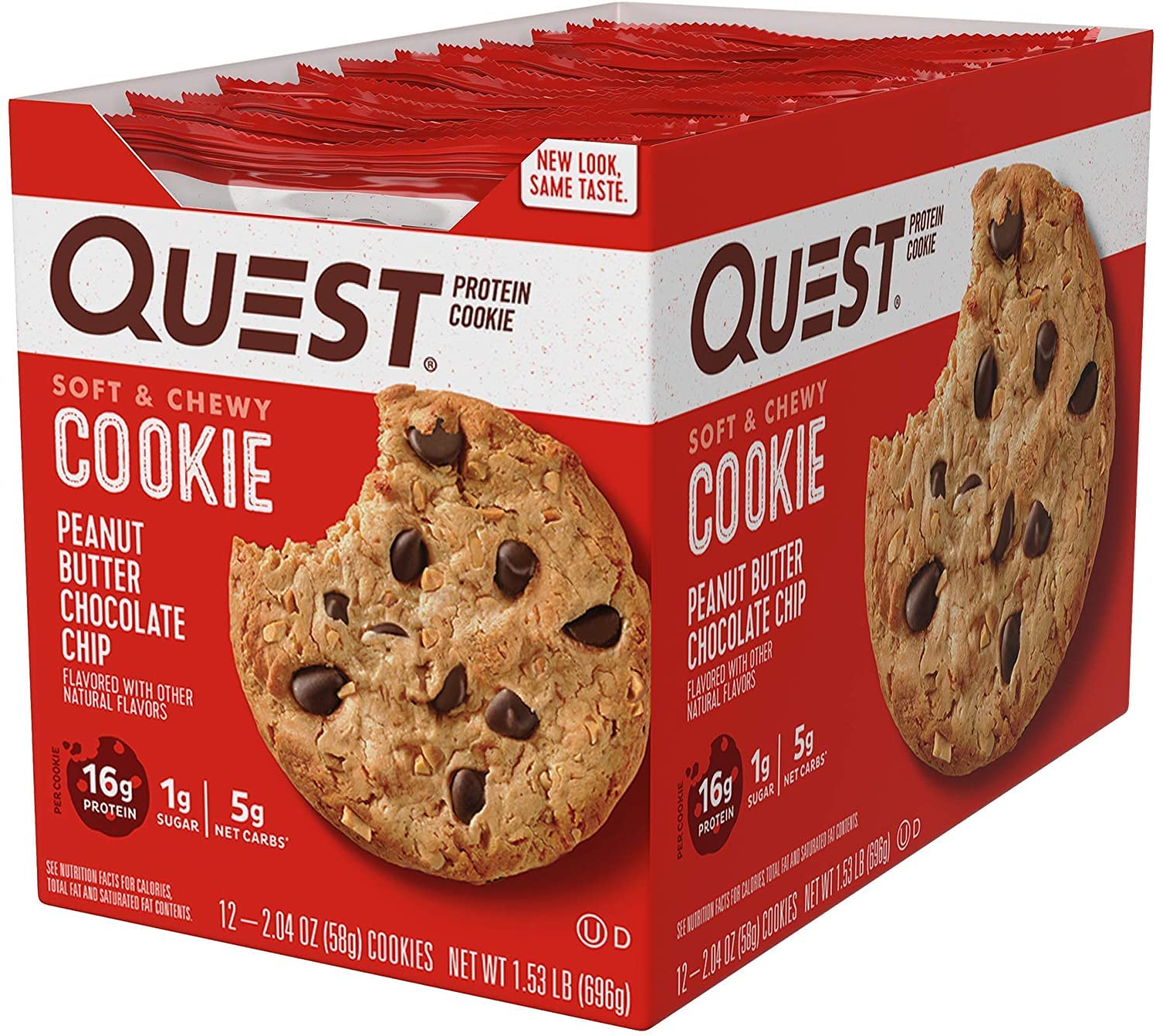 Quest Nutrition High Protein Peanut Butter Cups, Cookies and More Snack Bundle (12 Count)