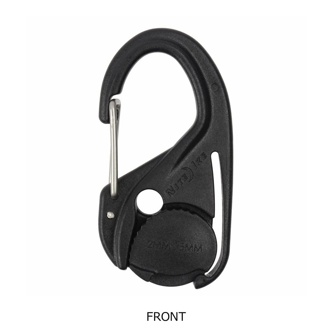 Nite Ize NCJ2-03-01 2 Pack with 8 ft Rope CamJam Cord Tightener, 2-Pack, Black, 2 Count