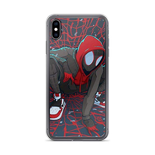 wogehote Compatible with iPhone 11 Case Miles Morales Hoodie Movies Super Heroes Pure Clear Phone Cases Cover