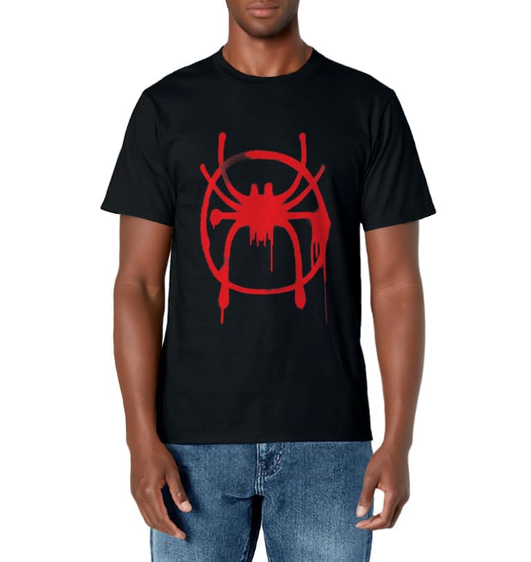 Marvel Spider-Man Into the Spider-Verse Red Icon T-Shirt