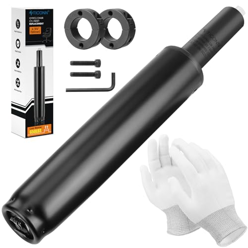 TICONN Office Chair Cylinder Replacement, 650 Lbs Weight Capacity Heavy Duty Universal Fit Gas Lift Piston with Removal Tool, ANSI Certified (4-3/4" (120mm))