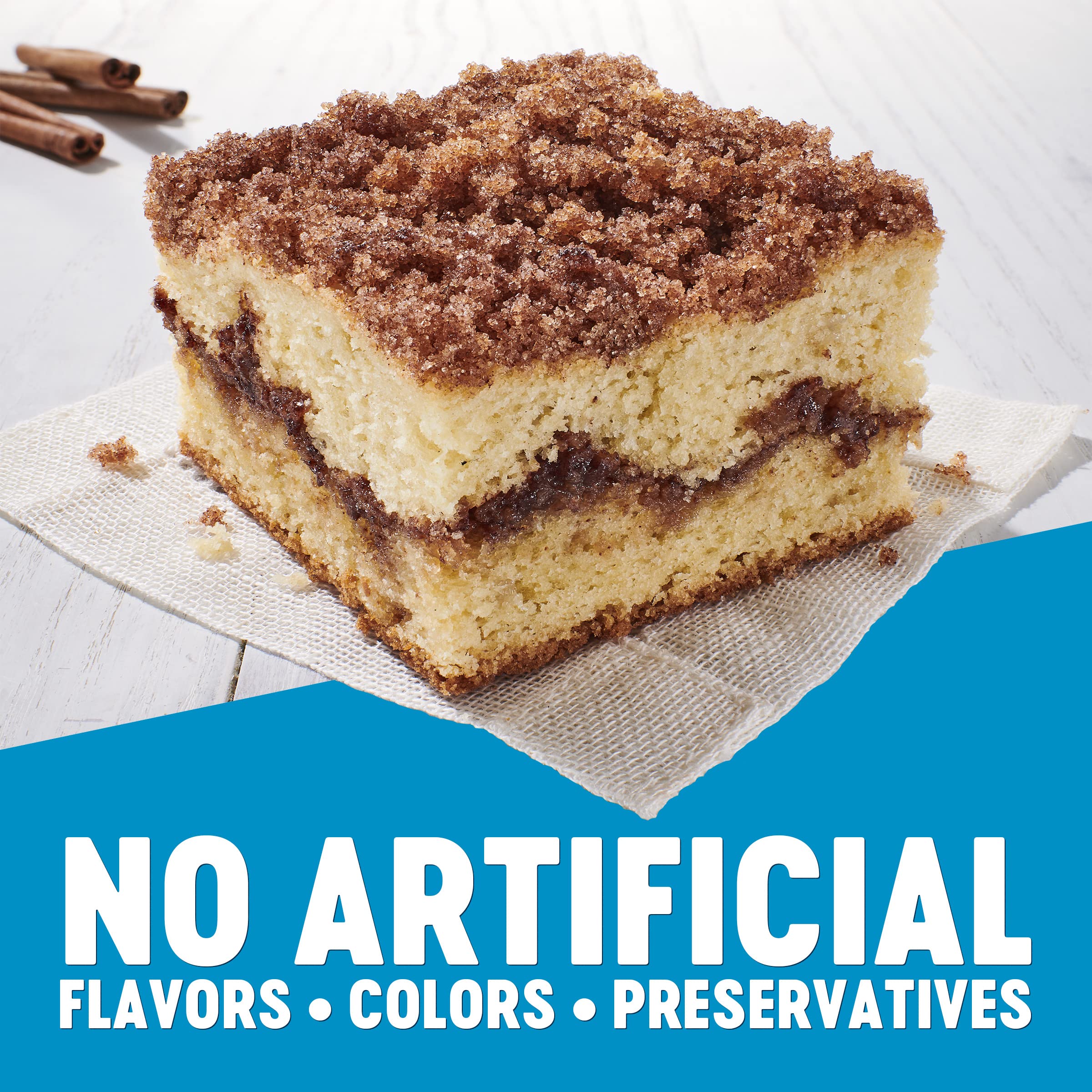 Krusteaz Gluten Free Baking Mix, Cinnamon Swirl Crumb Cake & Muffin Mix, Gluten Free with No Artificial Flavors, Colors or Preservatives, 20 Ounce (Pack of 2)