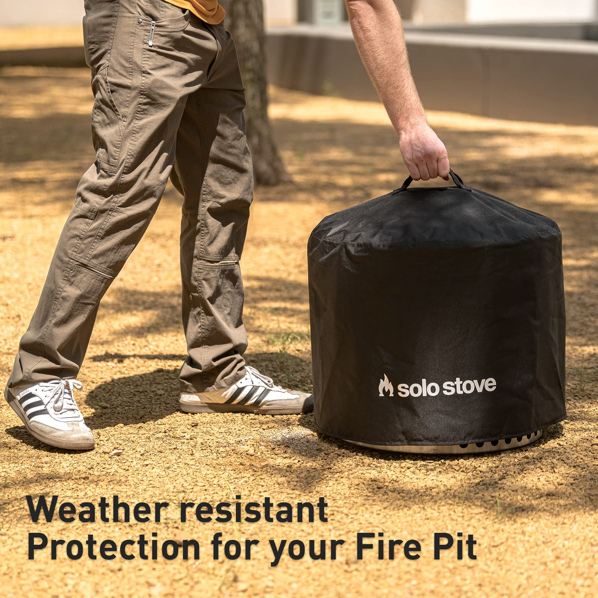 Solo Stove Bonfire Big Yard Bundle 2.0 | Incl. Bonfire Smokeless Fire Pit with Stand, Shield, Shelter, Portable for Wood Burning, Removable Ash Pan, Stainless Steel, H: 16.75in x Dia: 19.5in, 28.25lbs