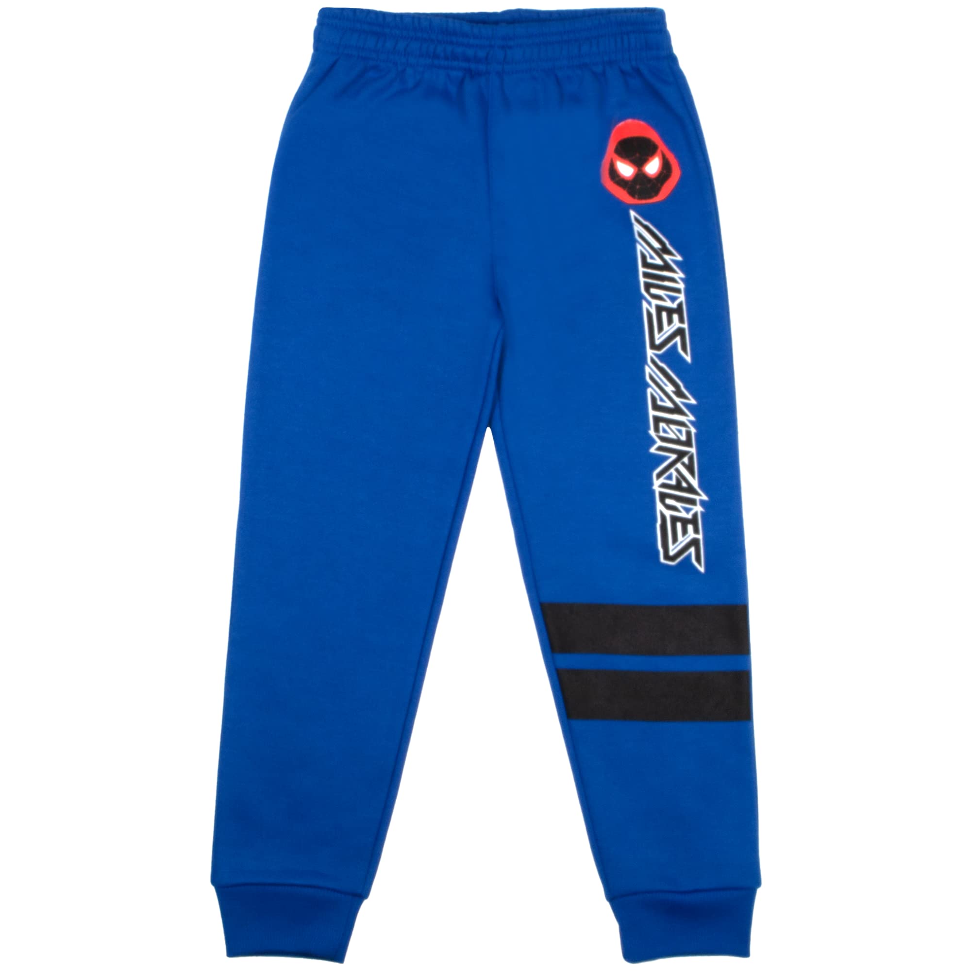 Marvel Avengers and Spider-Man Boys 2-Piece Fleece Sets, Fleece Hoodie and Pants Bundle Set for Boys (Miles Morales, 5/6)